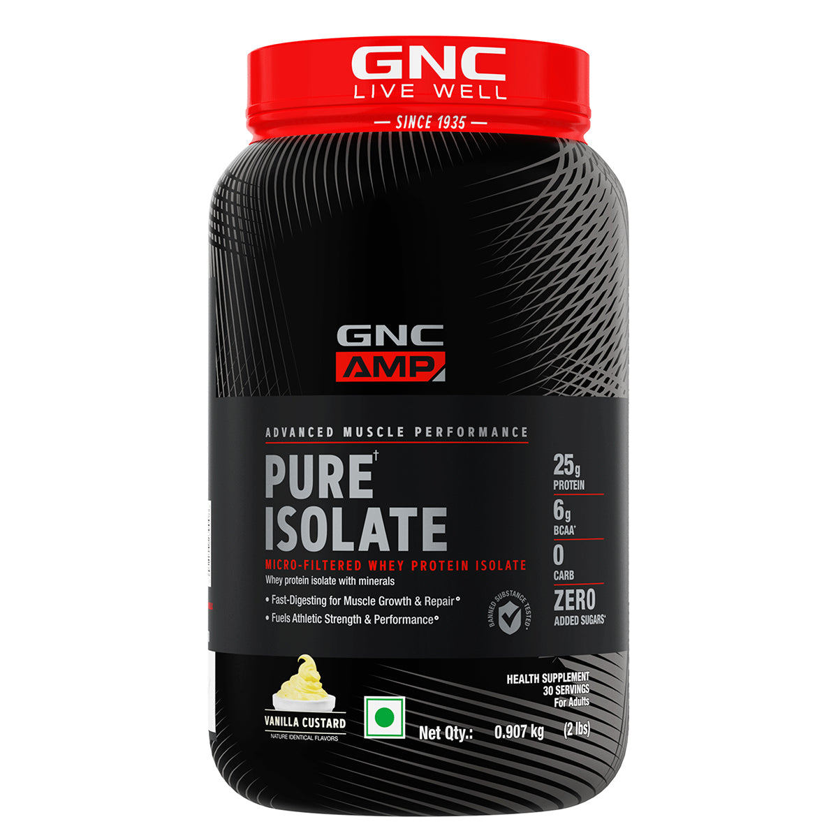GNC AMP Pure Isolate (Low/Zero Carb) (Clearance Sale) | Expiry - 2025-