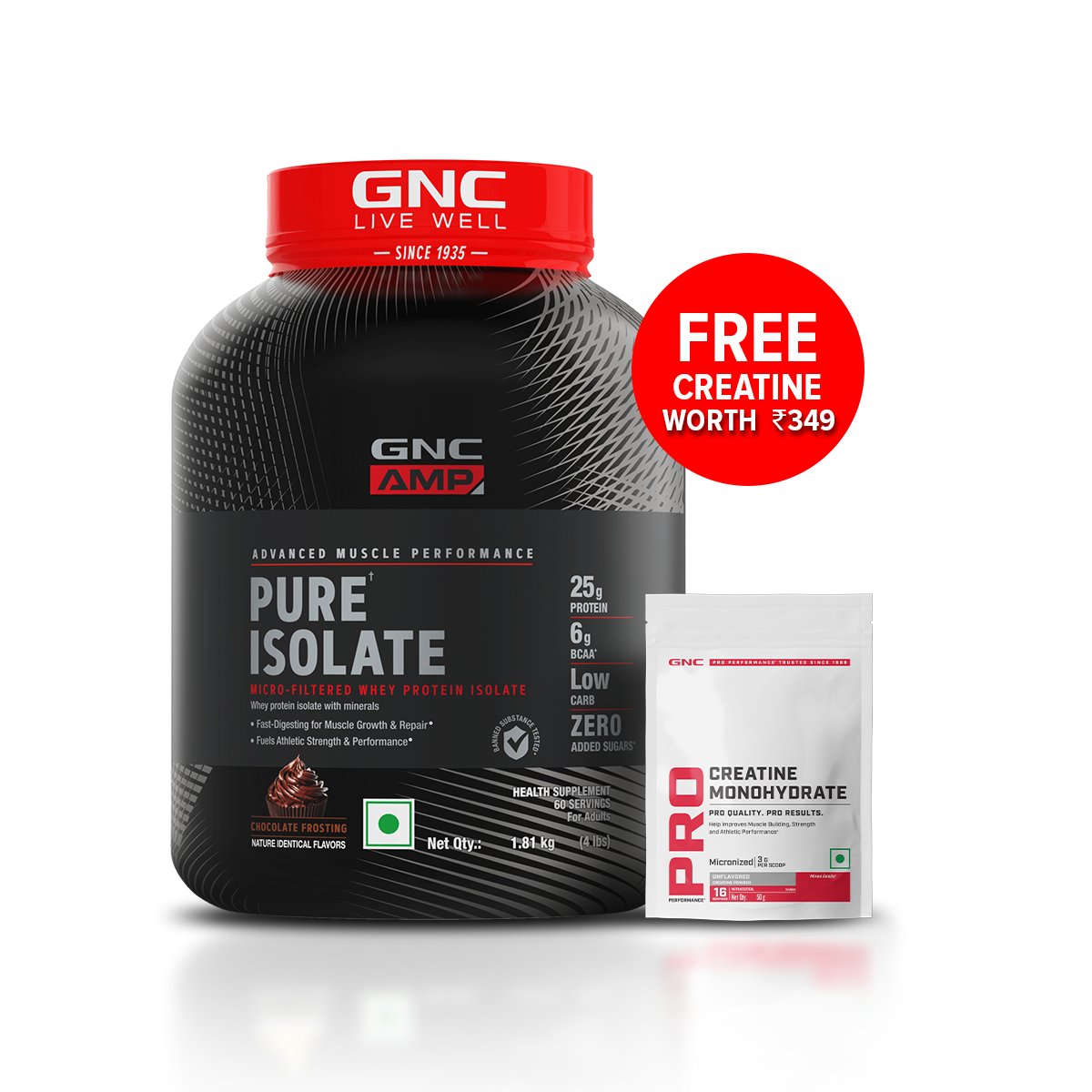 GNC AMP Pure Isolate (Low/Zero Carb)