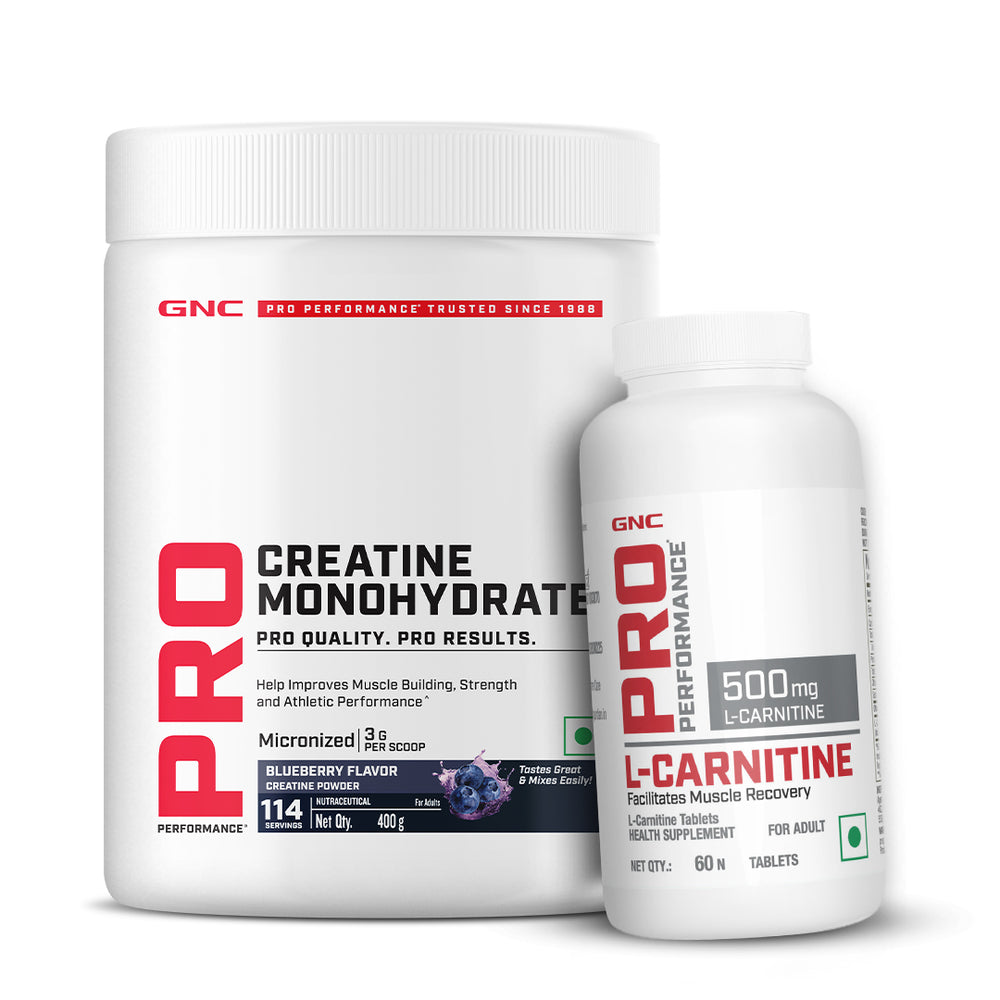 GNC Pro Performance Creatine Monohydrate with L-Carnitine Tablets 500m