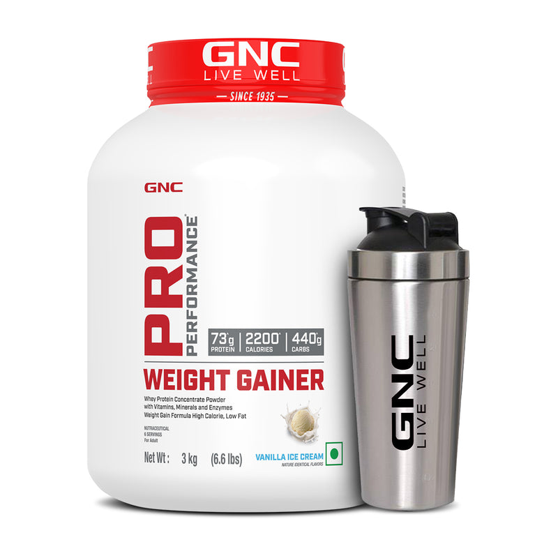 GNC Pro Performance Weight Gainer 3KG + Shaker