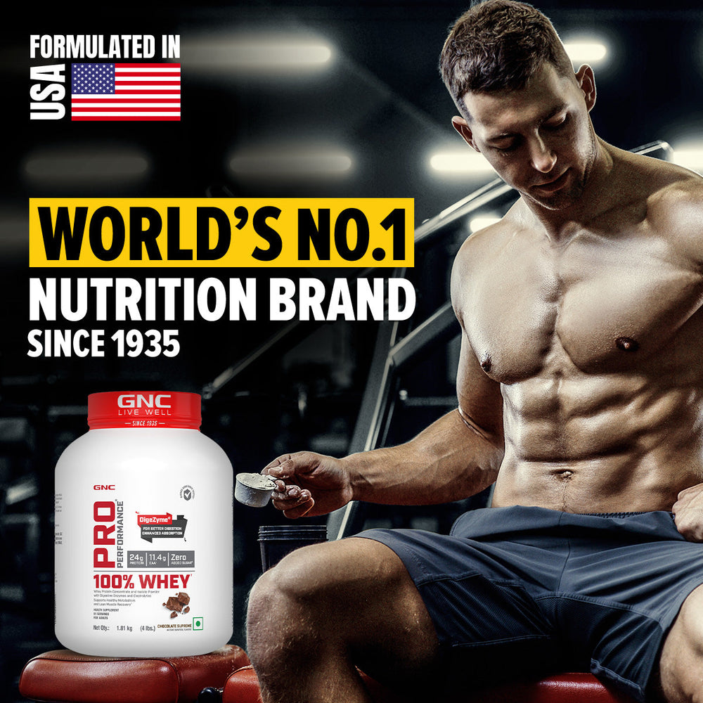Buy GNC Pro Performance 100% Whey Protein - 4.4 lbs, 2 kg Online | GNC® India