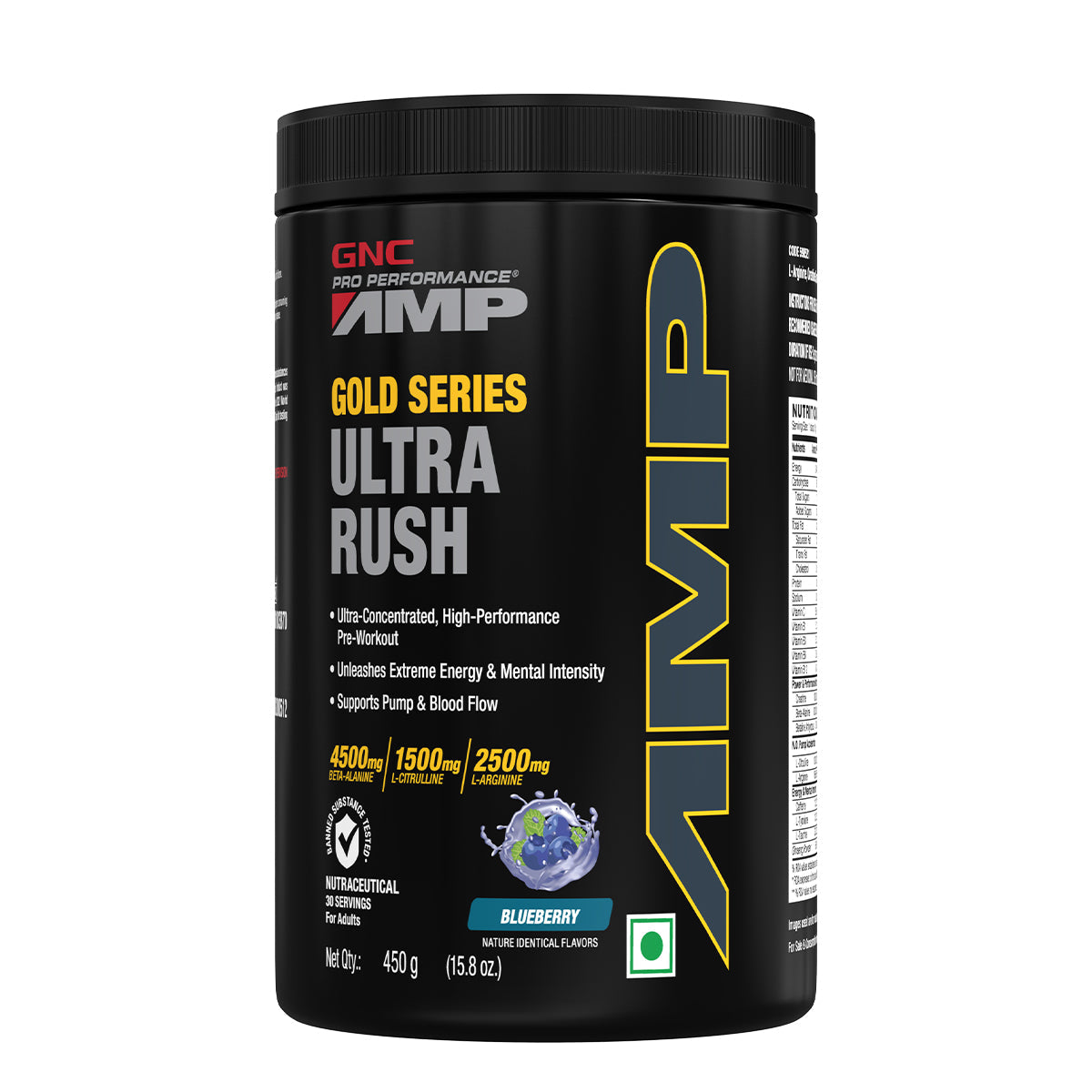 GNC AMP Gold Series Ultra Rush - 450 mg