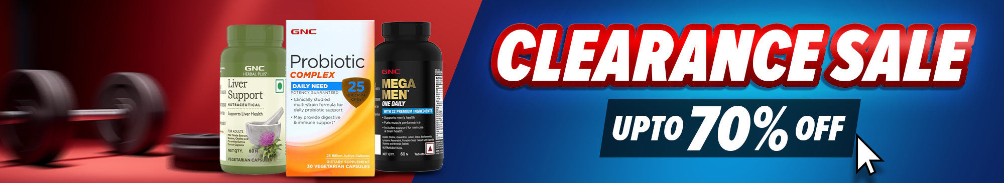Clearance Sale - GNC India