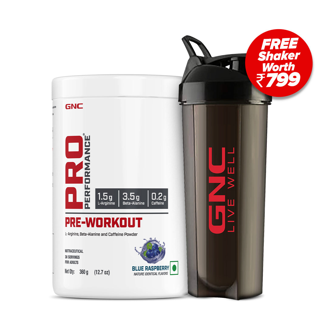 GNC Pro Performance Pre-Workout - Free Shaker
