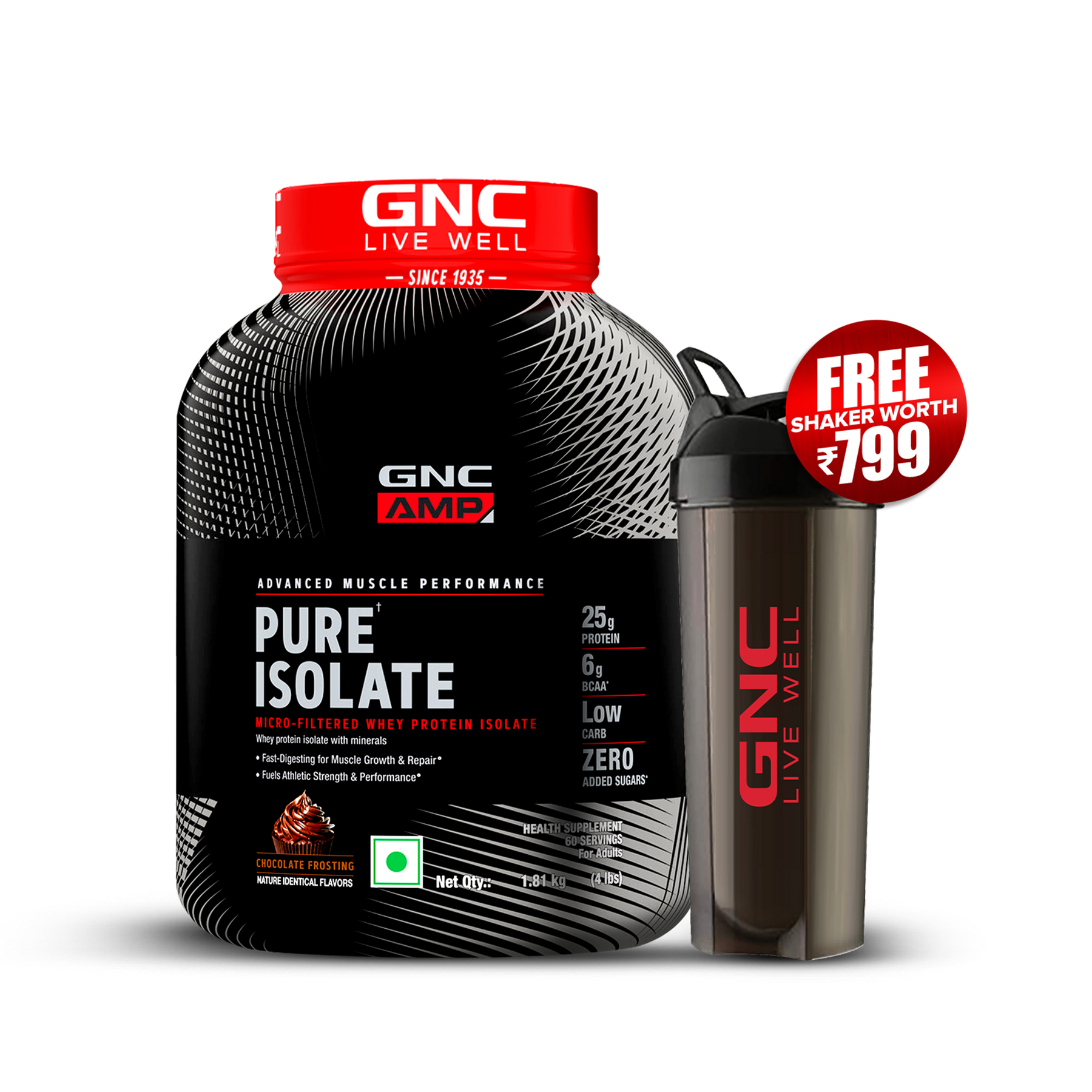 GNC AMP Pure Isolate (Low/Zero Carb)