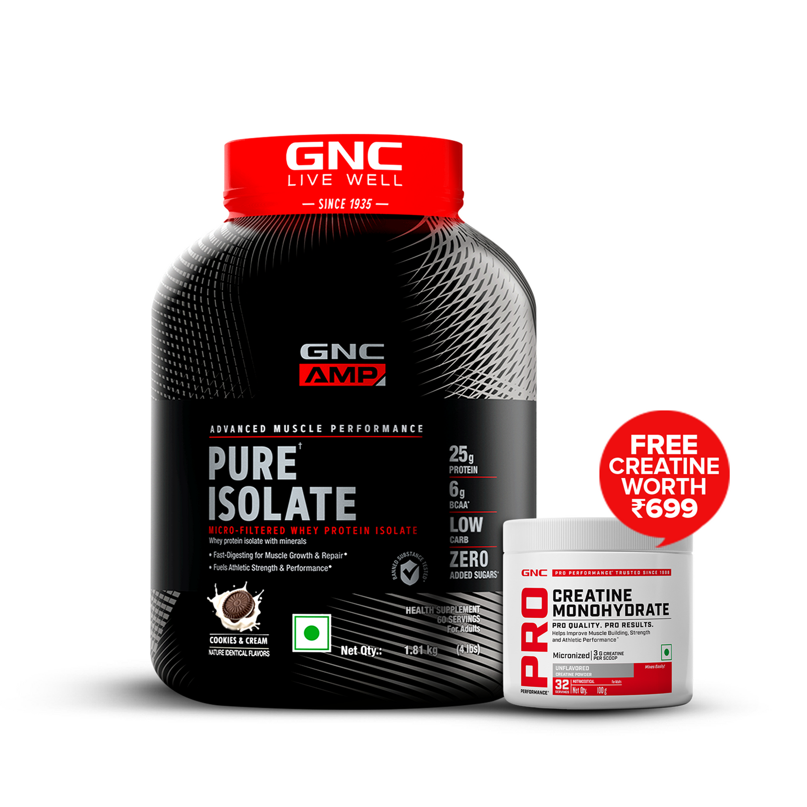 GNC AMP Pure Isolate (Low/Zero Carb)