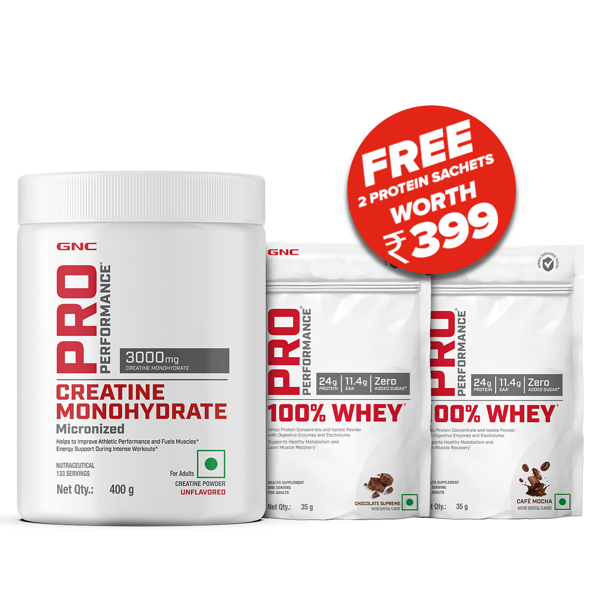 Buy Creatine Monohydrate in Multiple Flavors | GNC India