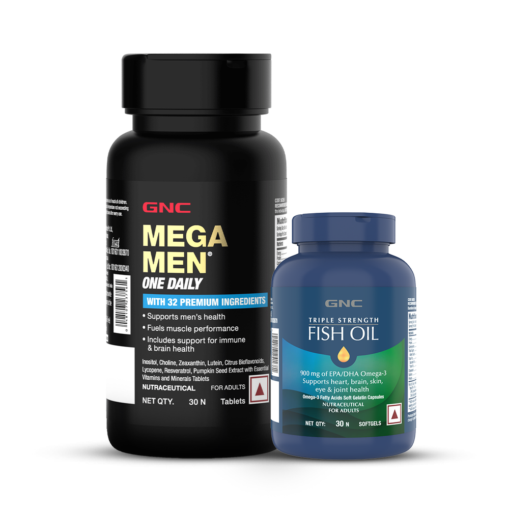 Buy GNC Mega Men One Daily Multivitamin Tablets Online | GNC® India