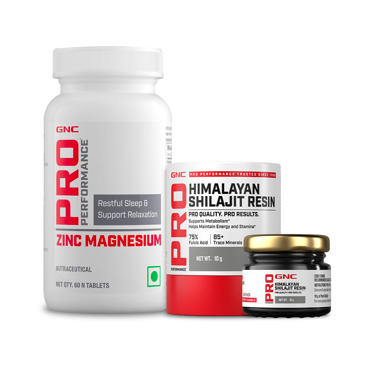 GNC Pro Performance Zinc Magnesium Amino (ZMA) Complex + Pure Himalaya