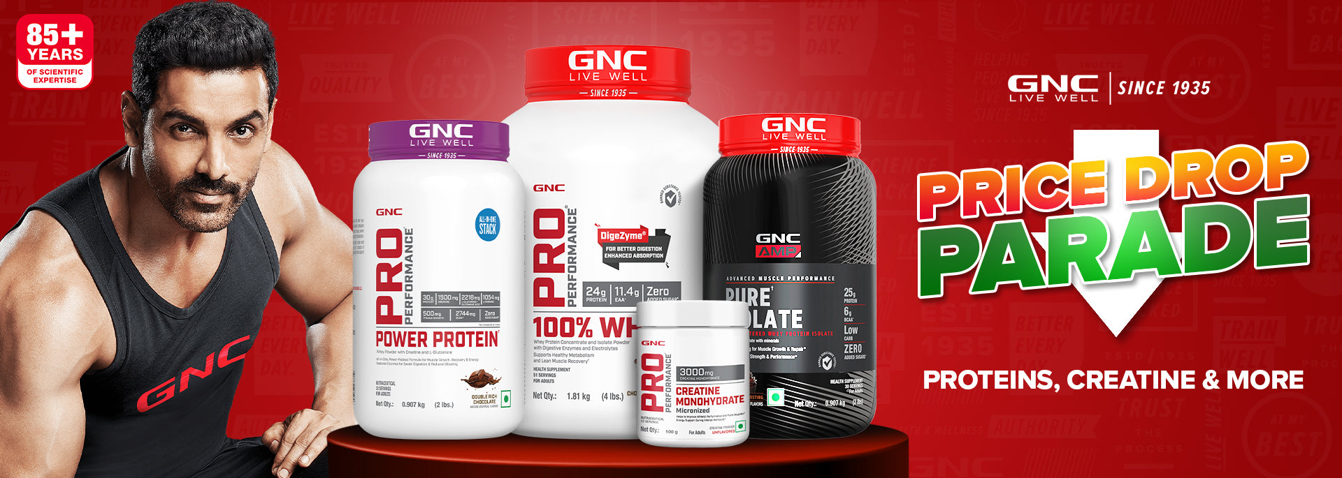 GNC Price Drop Parade - Fitness - GNC India