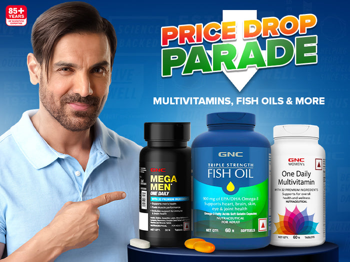 GNC Price Drop Parade - Wellness - GNC India