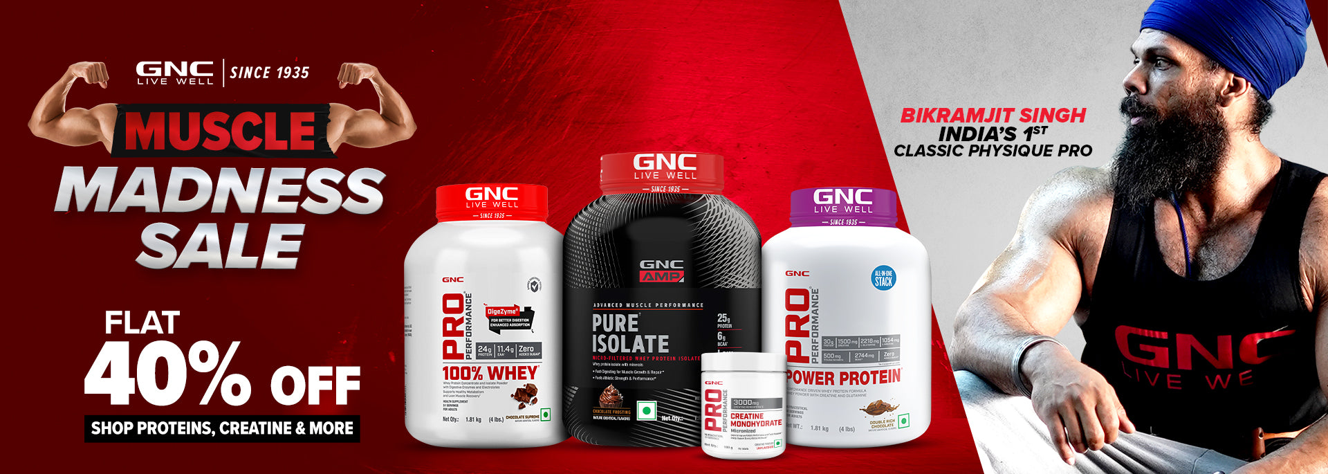 GNC Muscle Madness Sale - Fitness - GNC India
