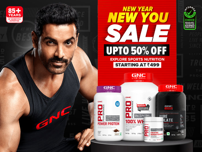 GNC New Year New You Sale - Fitness - GNC India