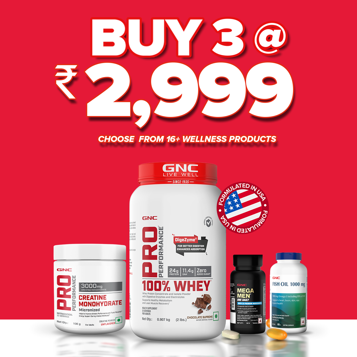 Buy GNC Amino Acids for Optimal Health | GNC India - GNC India