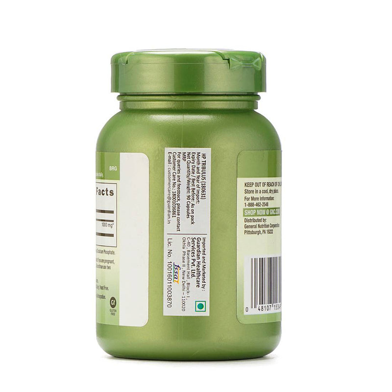 GNC Herbal Plus Tribulus 1000 mg - A Herbal Supplement - 90 Capsules